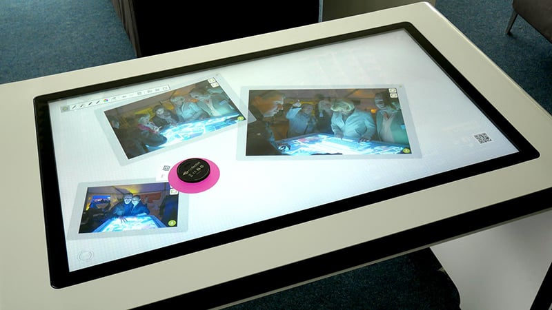 Object recognition for large touch screens